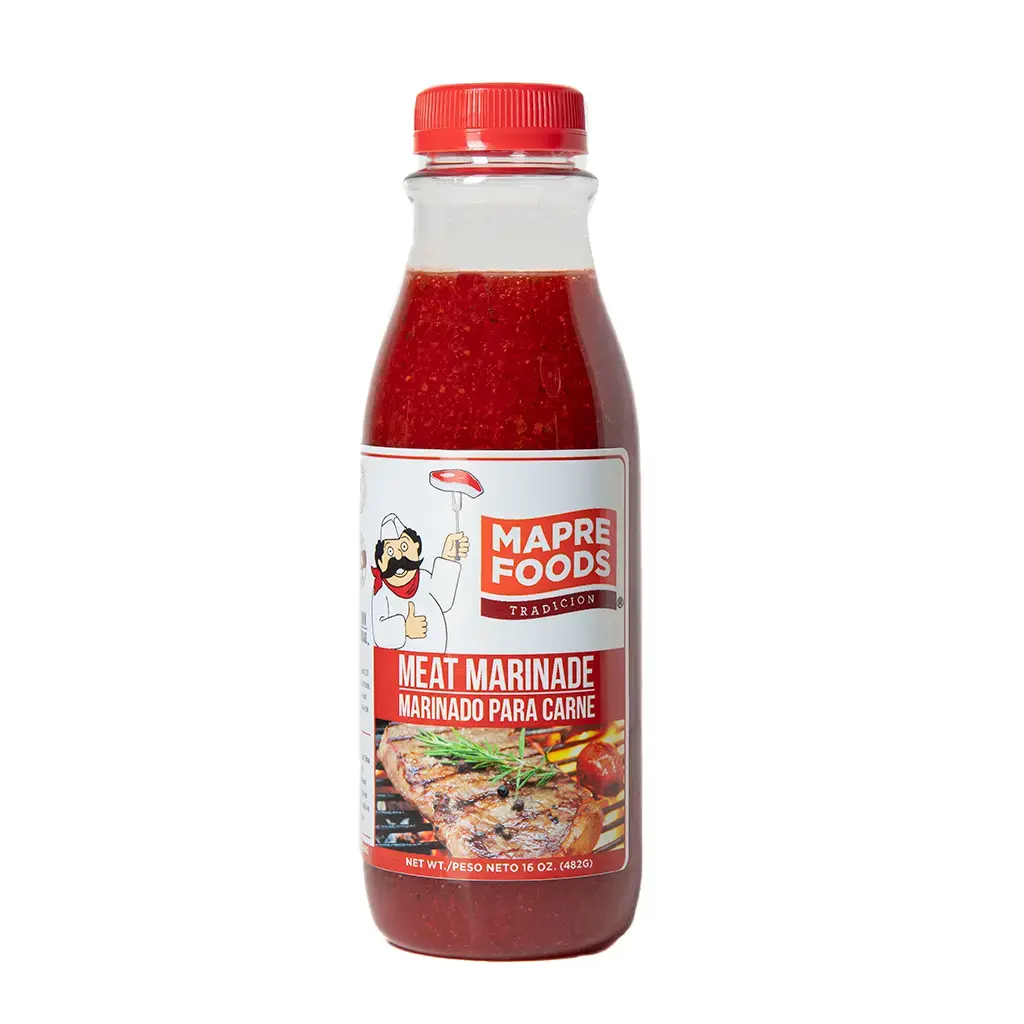 MAPRE FOODS - MEAT MARINADE 16 OZ (12 JARS PER BOX) | Mapre Inc
