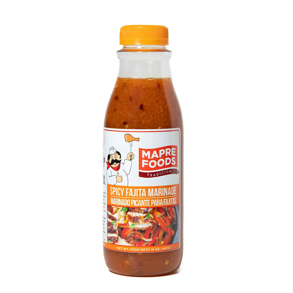 MAPRE FOODS - SPICY FAJITA MARINADE 16 OZ | Mapre Inc
